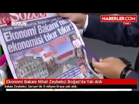 Ekonomi Bakanı Nihat Zeybekçi Boğaz'da Yalı Aldı