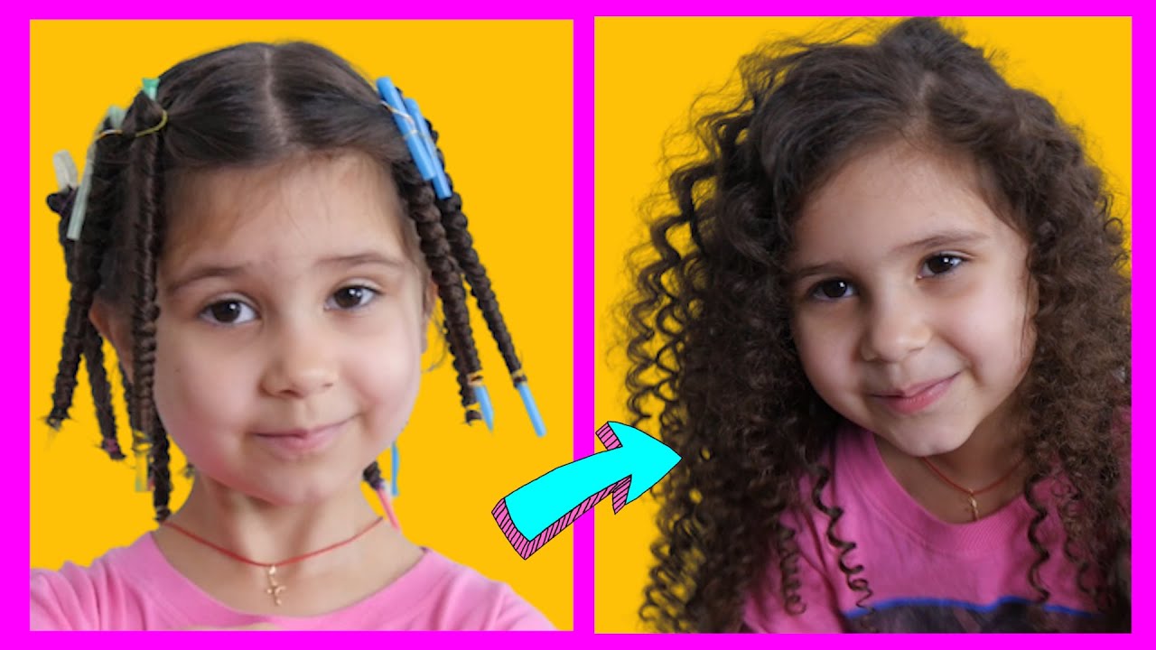 Coafuri simple de făcut acasă. Bucle mărunte. Păr creț /AFRO CURLS ...