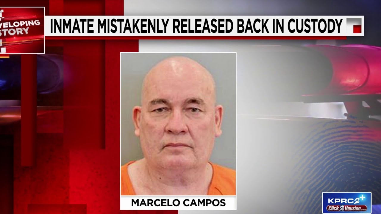 Man sentenced to 25 years back in custody after being accidentally ...