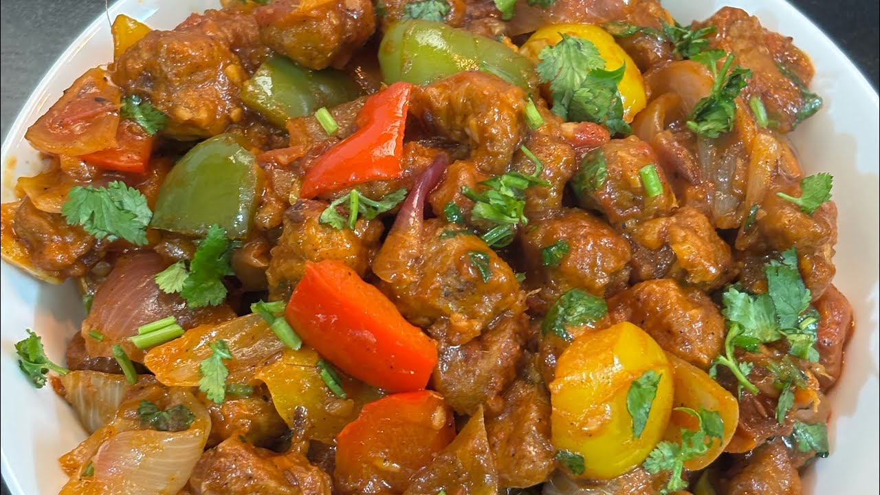 High-Protein Veg Starter Recipe | Chili Soya Recipe. - YouTube