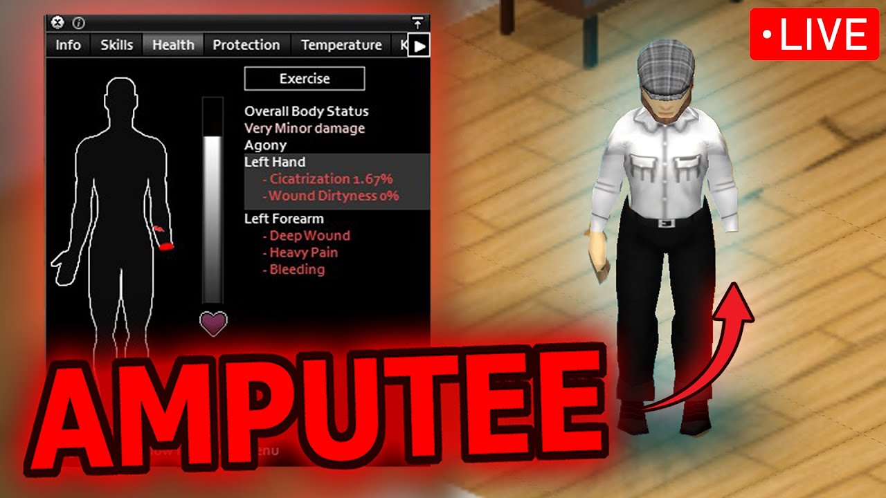 Surviving Project Zomboid - Crippled edition - YouTube