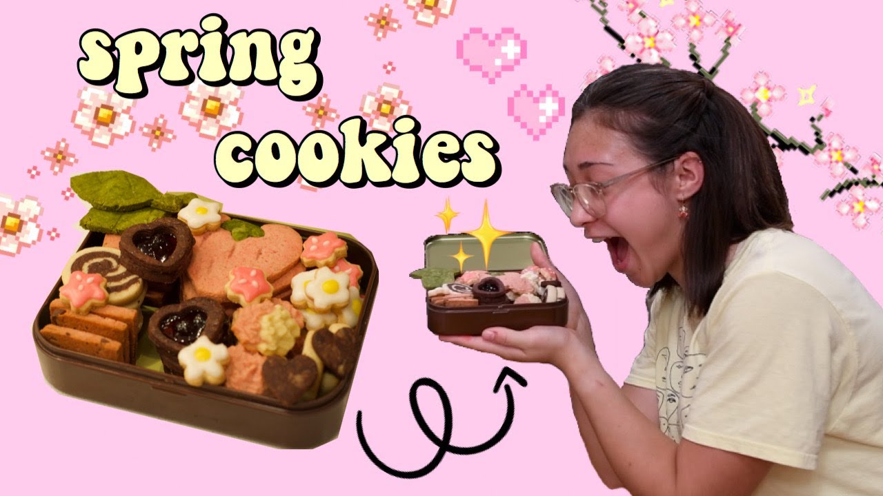 i made 🌸spring cookies🌸 from tastemade japan! - YouTube
