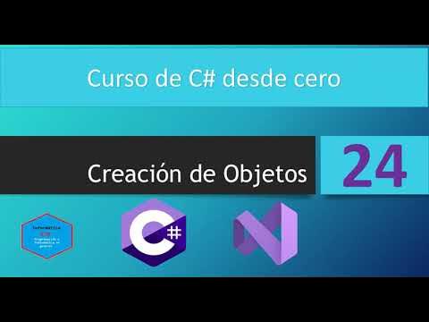 24.Curso C# || Creación de Objetos en C#. - YouTube