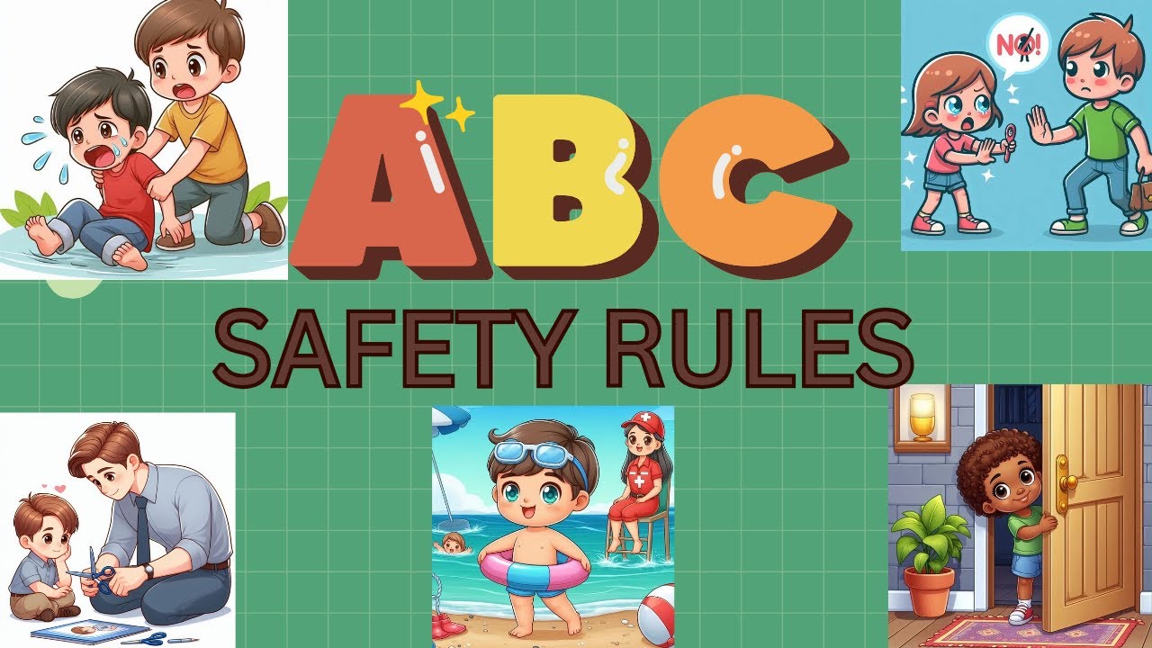 ABC Safety Rules | Learn Safety with the Alphabet | Stay Safe from A to ...