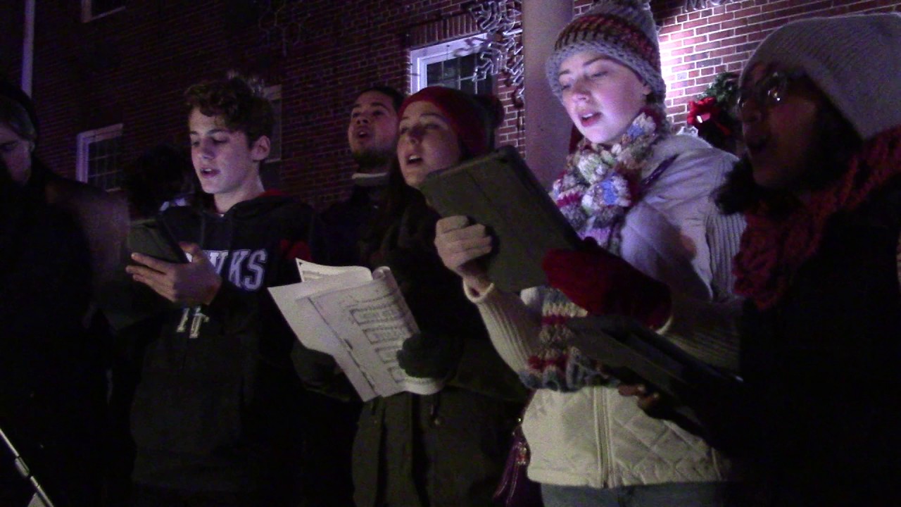 Haddon Township High School Madrigals @ Tree Lighting Ceremony 4 - YouTube