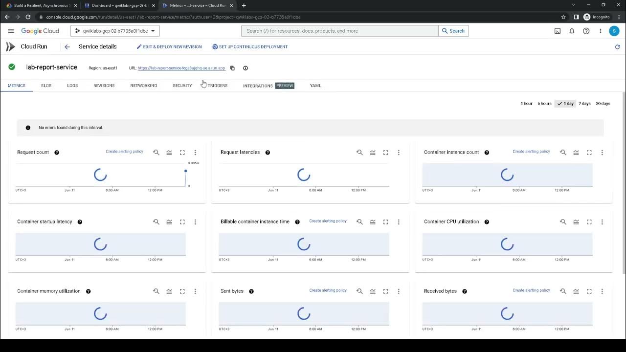GCP Build a Resilient, Asynchronous System with Cloud Run and Pub/Sub GSP650 - YouTube