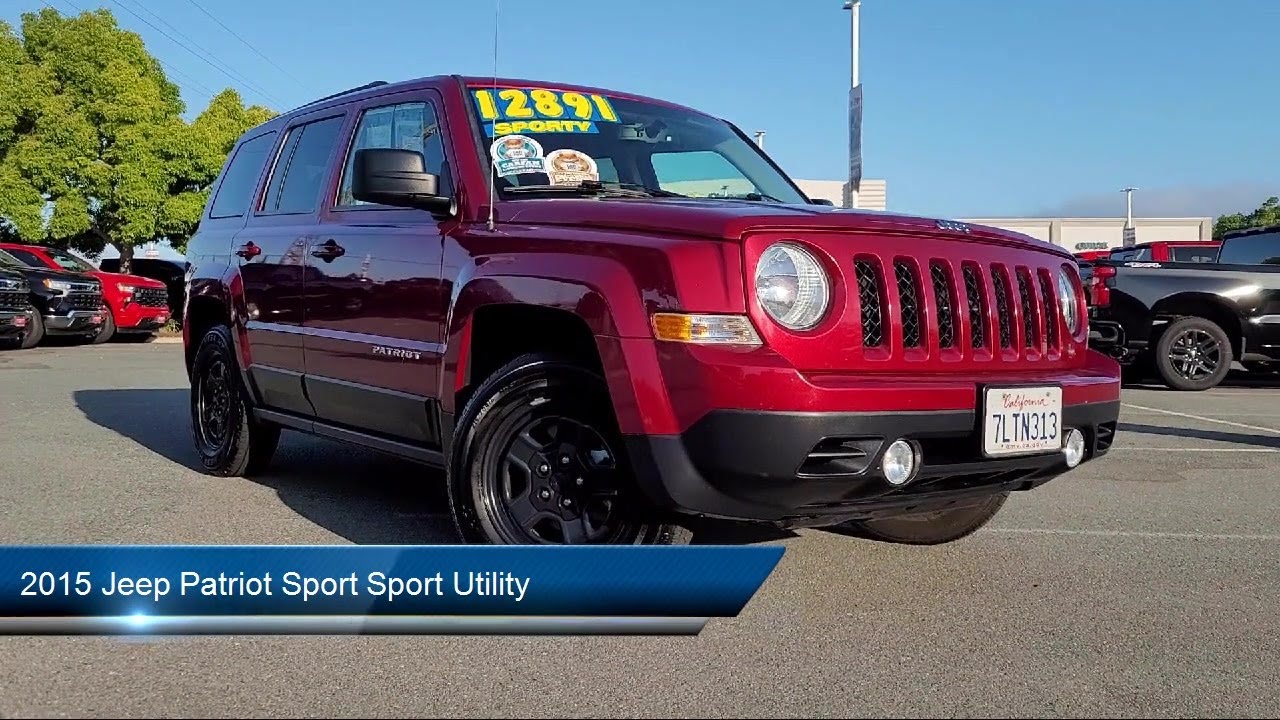 2015 Jeep Patriot Sport Sport Utility Pittsburg Concord Walnut Creek ...