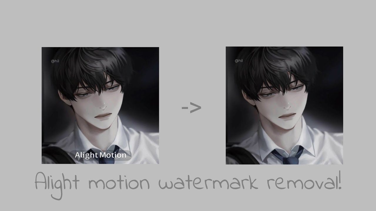 Alight motion watermark removal [FOR FREE] - YouTube