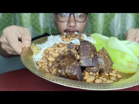 smoked pork with axone | ( fermented soybean) | famous and delicious ...