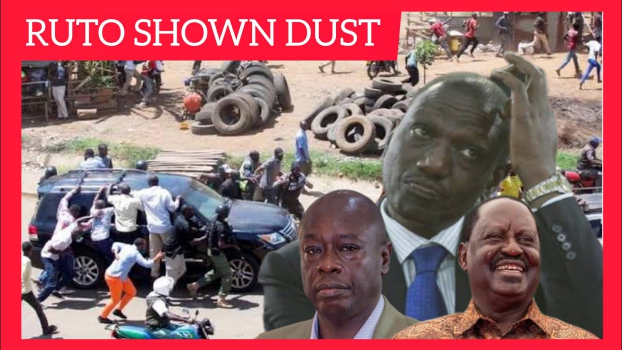 Breaking! Ruto's Mortocade SHOWN Dust in Nairobi! CROWD Unexpected ...