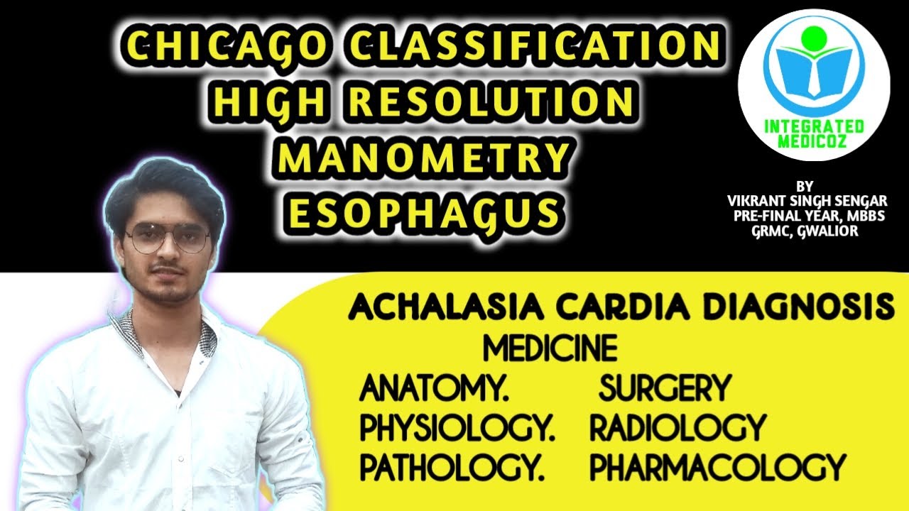 HIGH RESOLUTION ESOPHAGEAL MANOMETRY/ CHICAGO CLASSIFICATION/ ACHALASIA ...