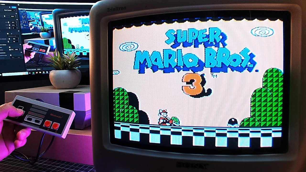 Jugando Mario 3 de NES | elrafias - YouTube