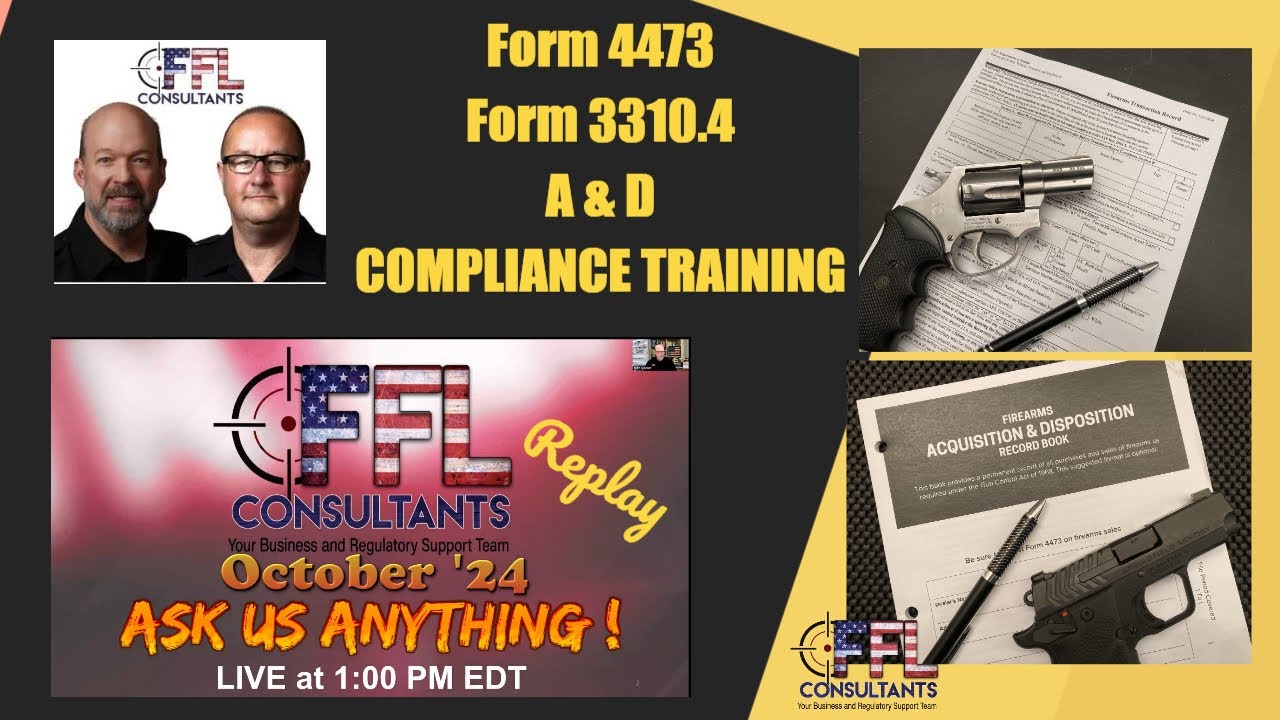 ATF Form 4473 - Inspection Tips & Tricks - Avoid Revocations ...