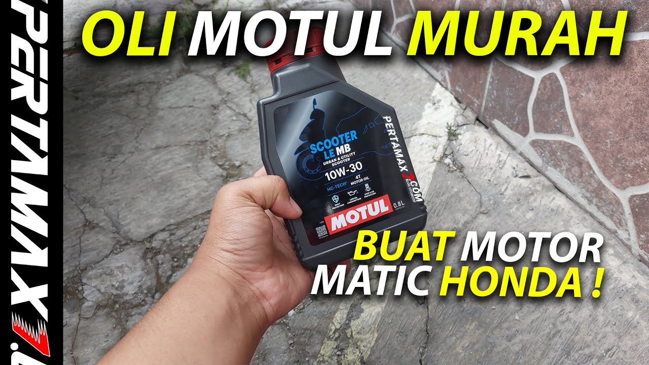 REVIEW Botol Oli Motul Scooter LE MB 10W-30 Label Baru Harga Murah Buat ...