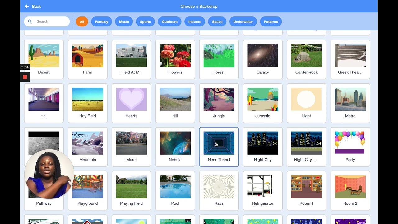 Adding Sprite and Backdrop - YouTube