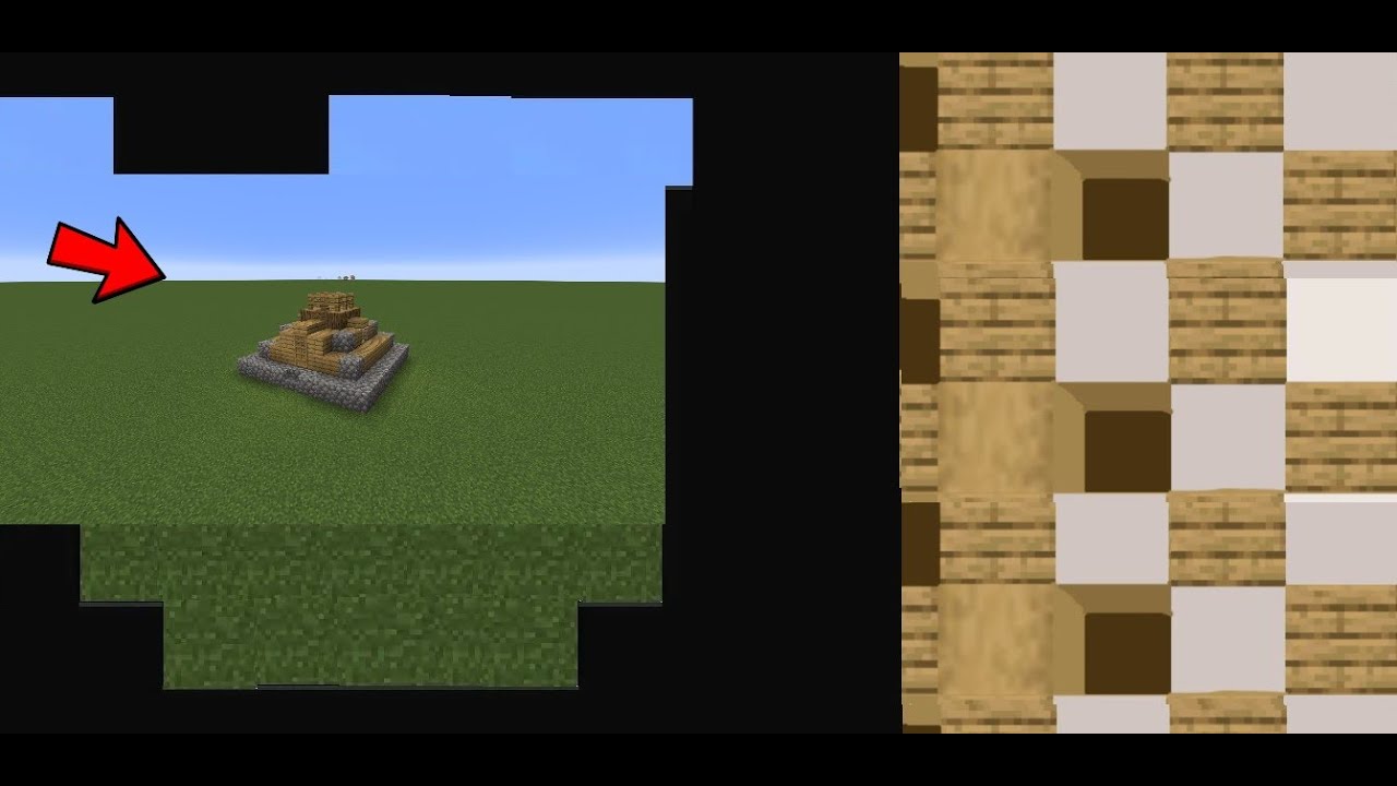 Как построить треугольный дом в майнкрафт.)Cómo construir una casa ...