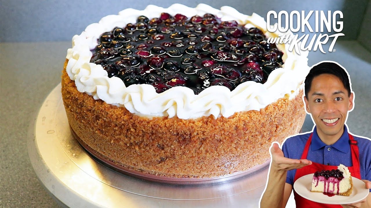 Conti's Blueberry Cheesecake: with Graham Cracker Crust and Blueberry ...