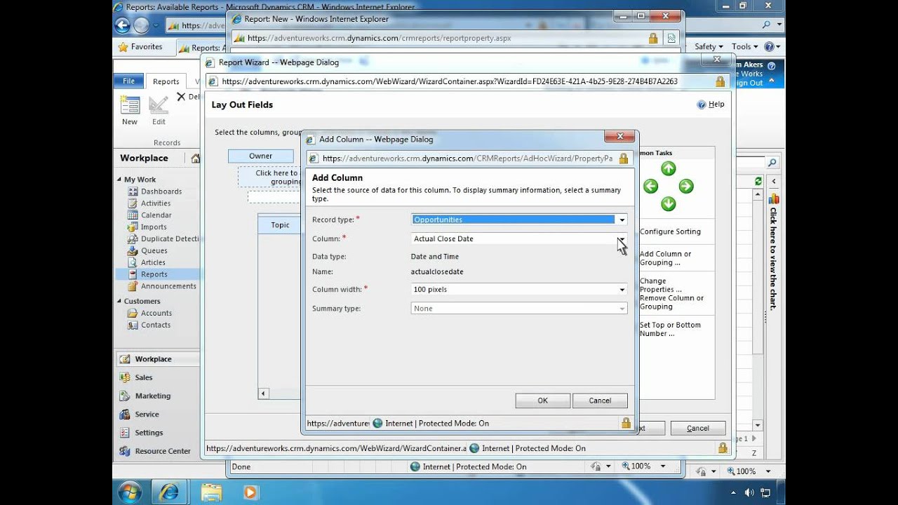 Create and run reports - YouTube
