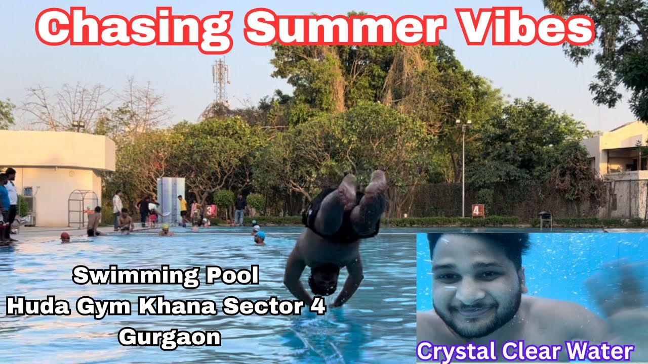 Swimming pool sector 4 gurgaon || Huda gymkhana club swimming pool ...