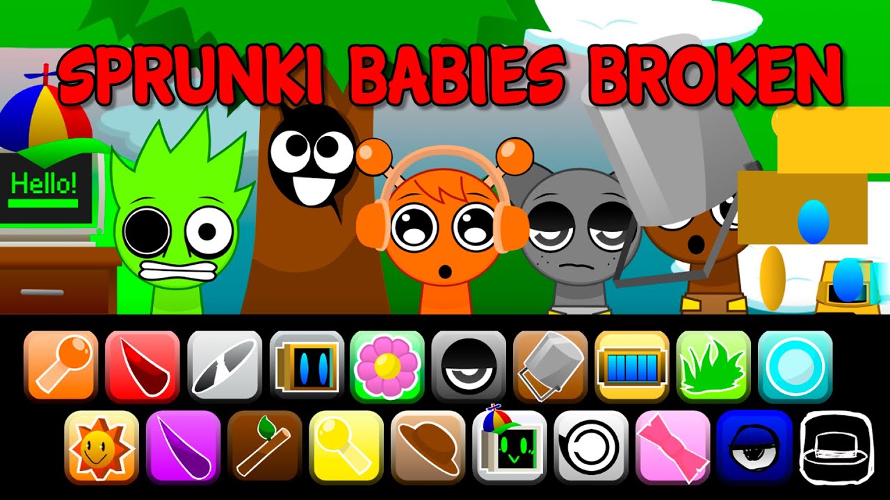 Incredibox Sprunki Sprunki Babies Broken Mode New - YouTube
