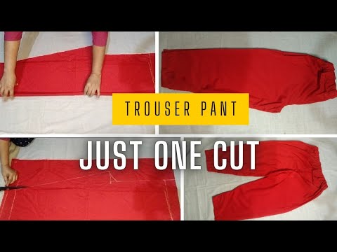 straight pant cutting and stitching/trouser pant cutting and stitching ...