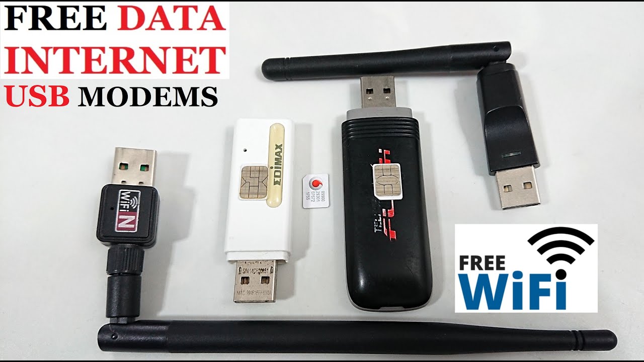 FREE USB WIFI INTERNET MODEM DEVICES - YouTube