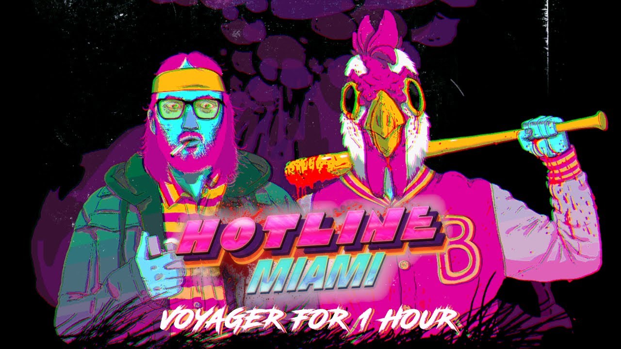 One Hour Game Music: Hotline Miami - Voyager | 1 Hour Extended Version ...