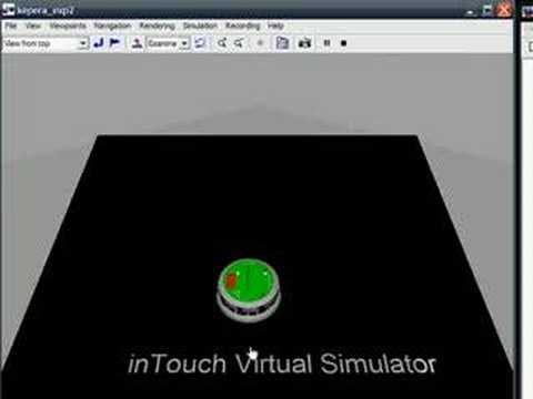 Khepera II Matlab's VRML+Simulink - YouTube