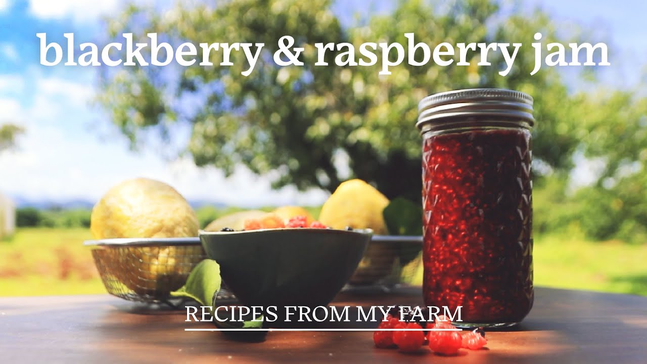 Blackberry & Raspberry Jam | Simple Recipe | Recipes From My Farm - YouTube