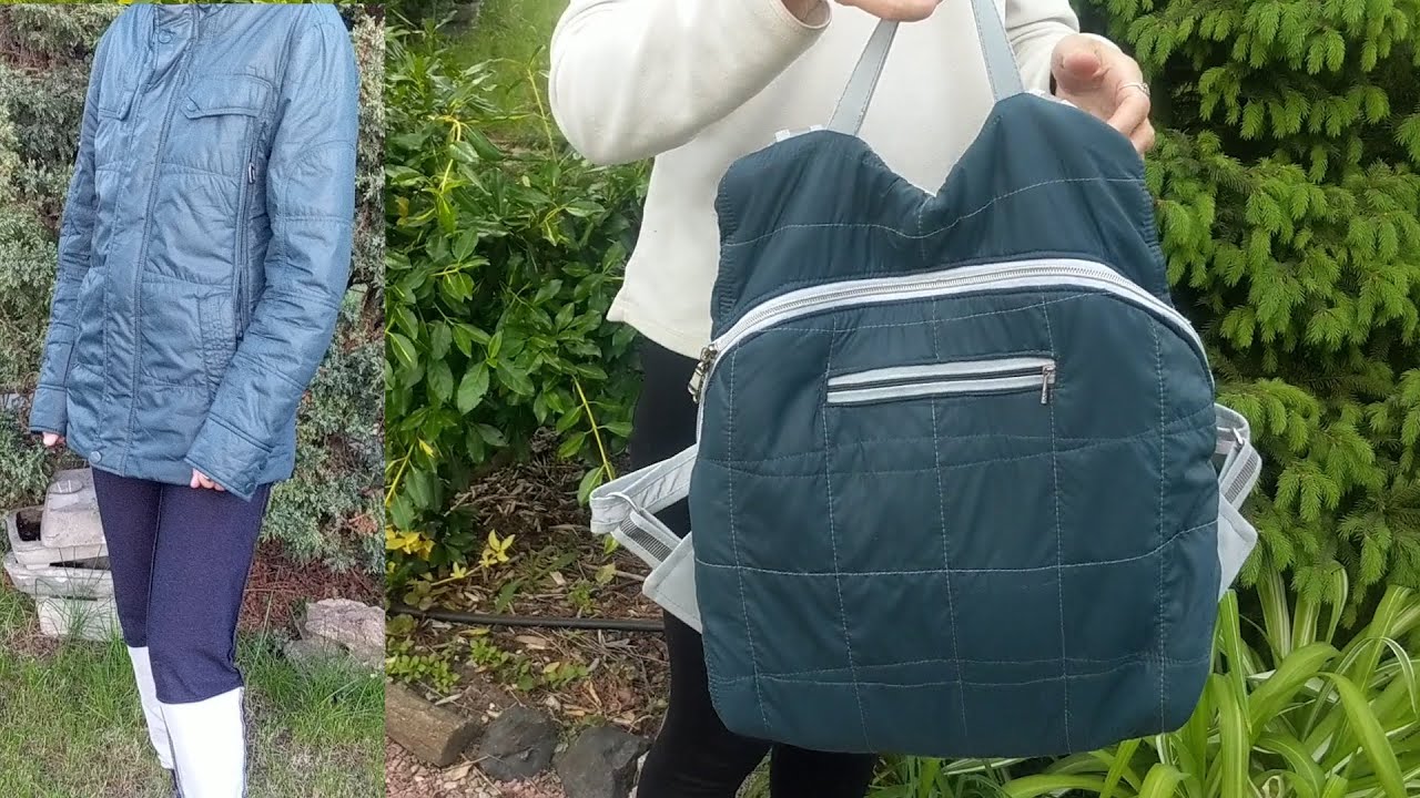 Рюкзак прямокутний з улюбленої куртки це легко! Rectangular backpack from a jacket is easy ...