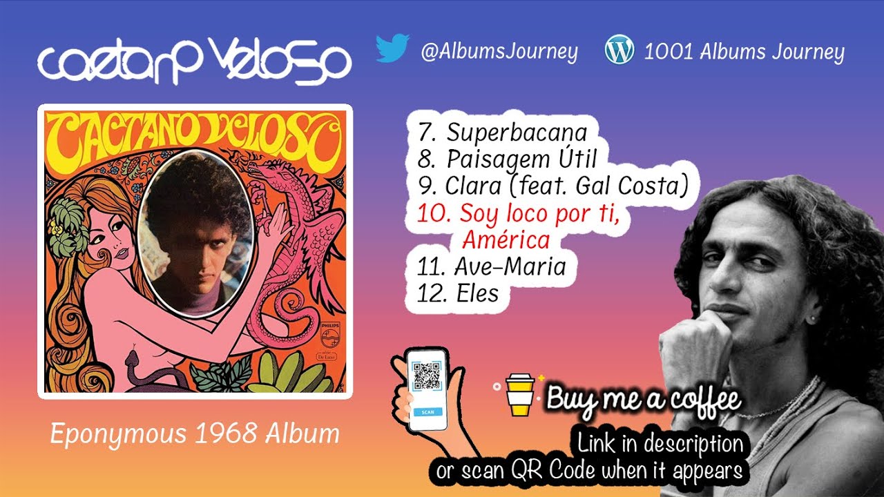 Caetano Veloso - Soy loco por ti, América - YouTube