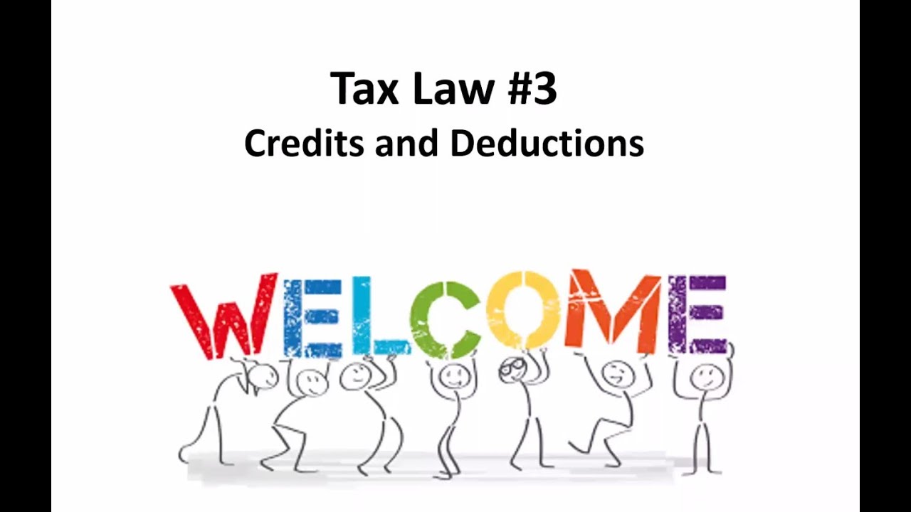 2021 VITA Training #3 Credits and Deductions - YouTube