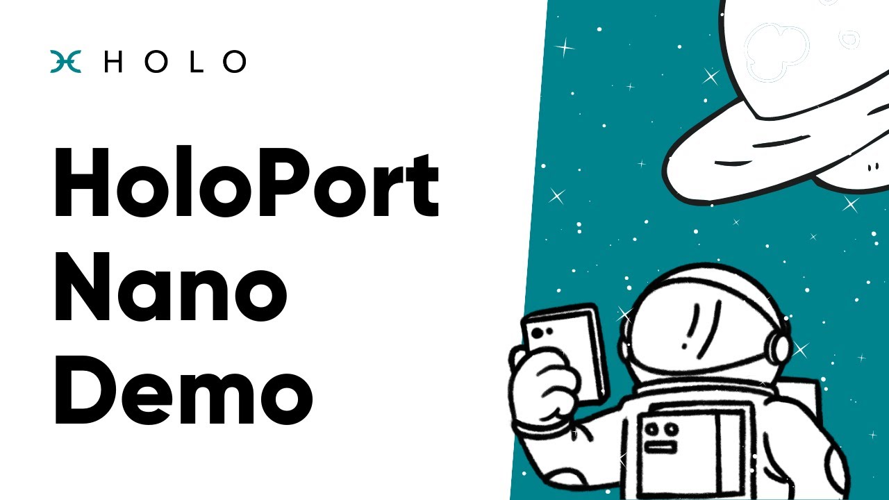 HoloPort Nano Demo - YouTube
