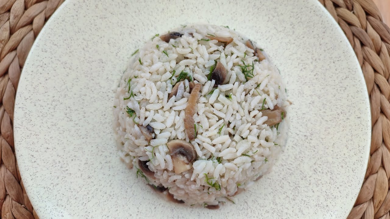 Add mushrooms into your rice! | Perfect aromatic non sticky rice with ...