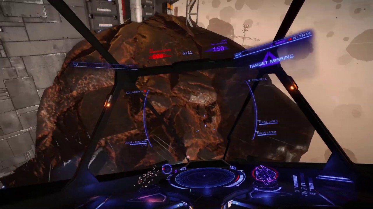 [Elite: Dangerous] Stunting an F63 while some dudes have a CQC match or ...