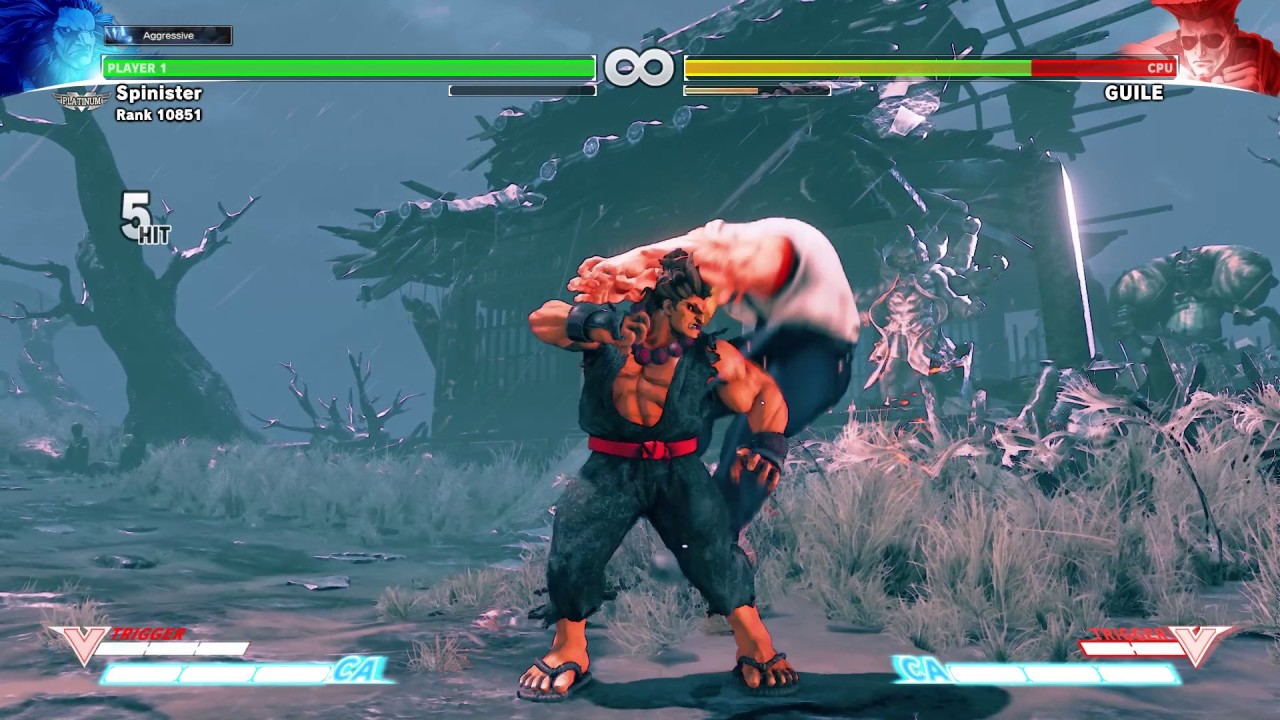 Akuma SFV Raging Demon Setup - YouTube