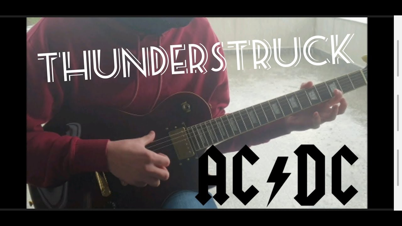 AC/DC Thunderstruck During a Thunderstorm - YouTube