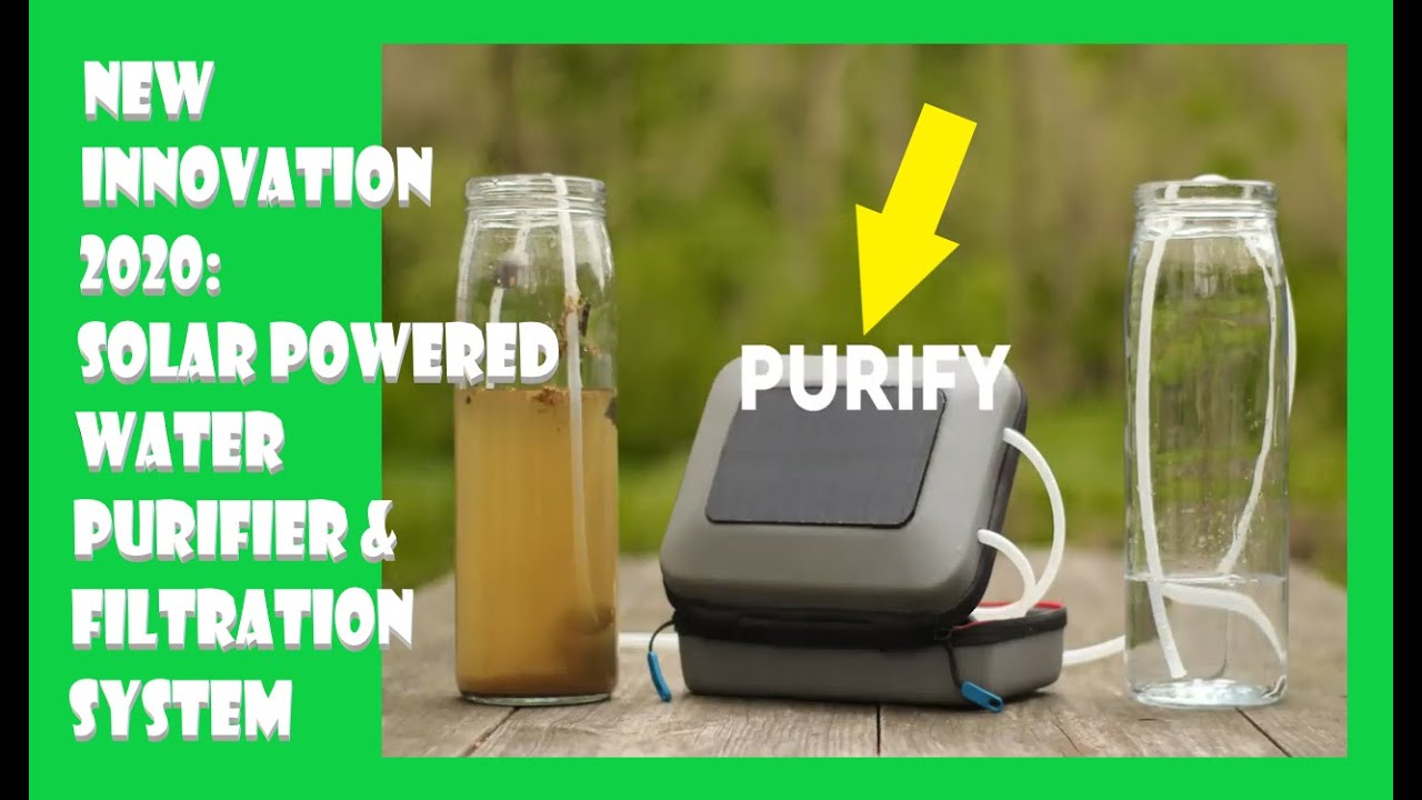 New Innovation 2020: Solar Water Purifier and Portable Hand Washing ...
