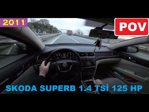 Skoda Superb 1.4 TSİ ( 2011 ) 125 HP - POV Test Drive I Alaplı Zonguldak
