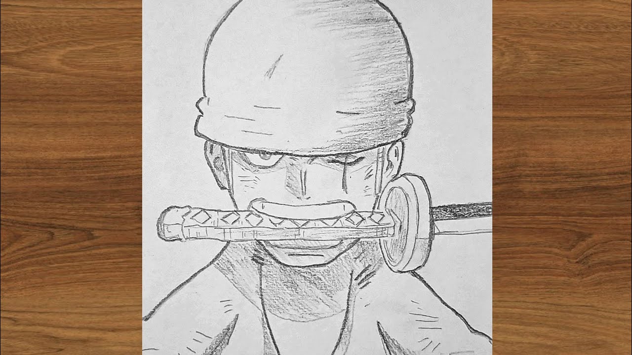How to draw Zoro( OnePiece ) | Zoro Drawing step by step - YouTube
