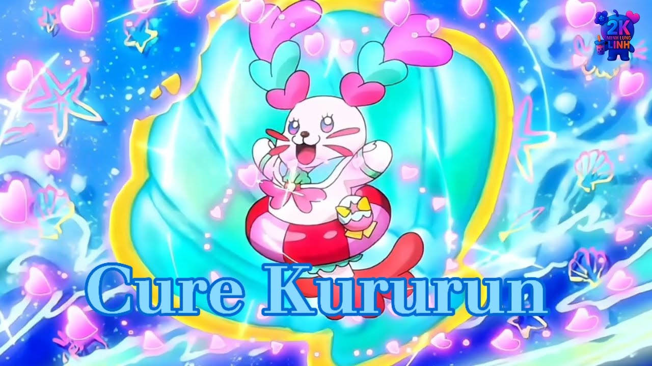{2K}Cure Kururun Tranformation(Ver.Remake)-Ost Tropical Rouge Precure ...