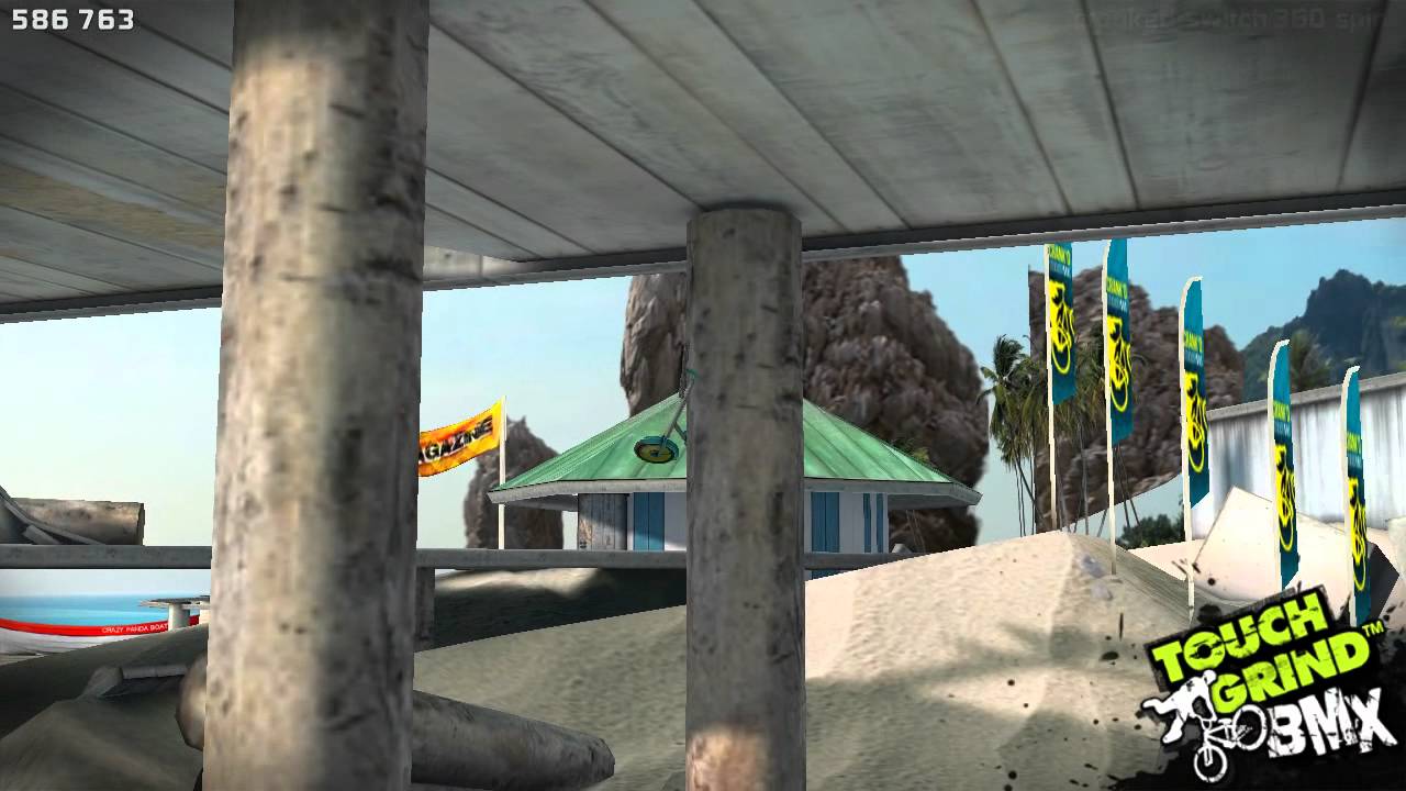 Touch BMX-West Pier: Illusion labs record beat - Touchgrind BMX - YouTube