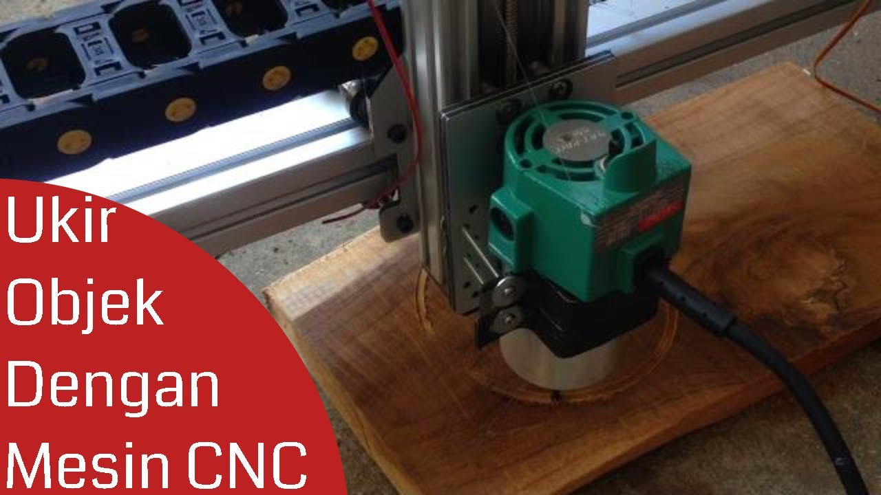 Mengukir Objek Lingkaran Di Mesin CNC Menggunakan Mach3 || Pemesanan ...