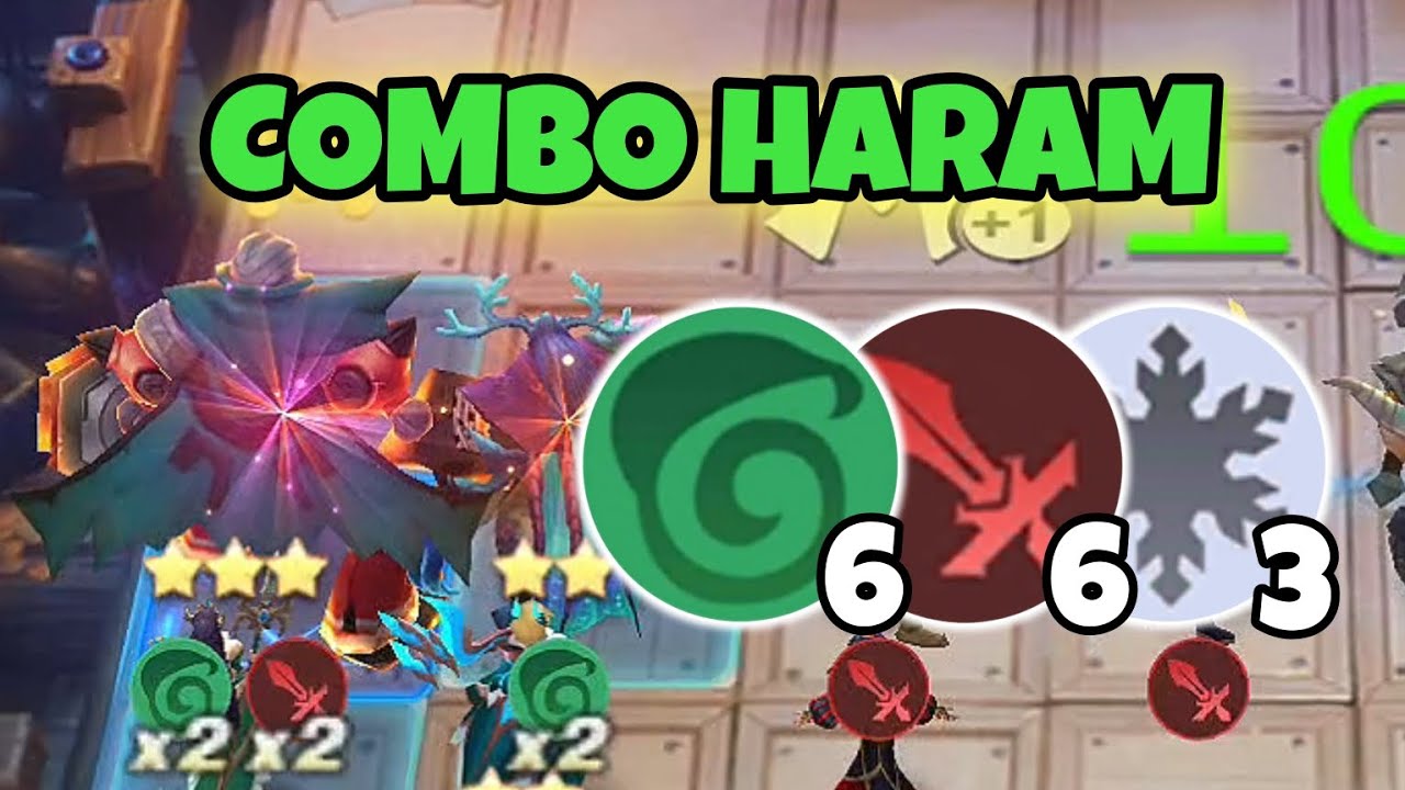 COMBO HARAM! 6 NATURE 6 WM 3 NORTHENVALE! MAGIC CHESS MOBILE LEGEND ...