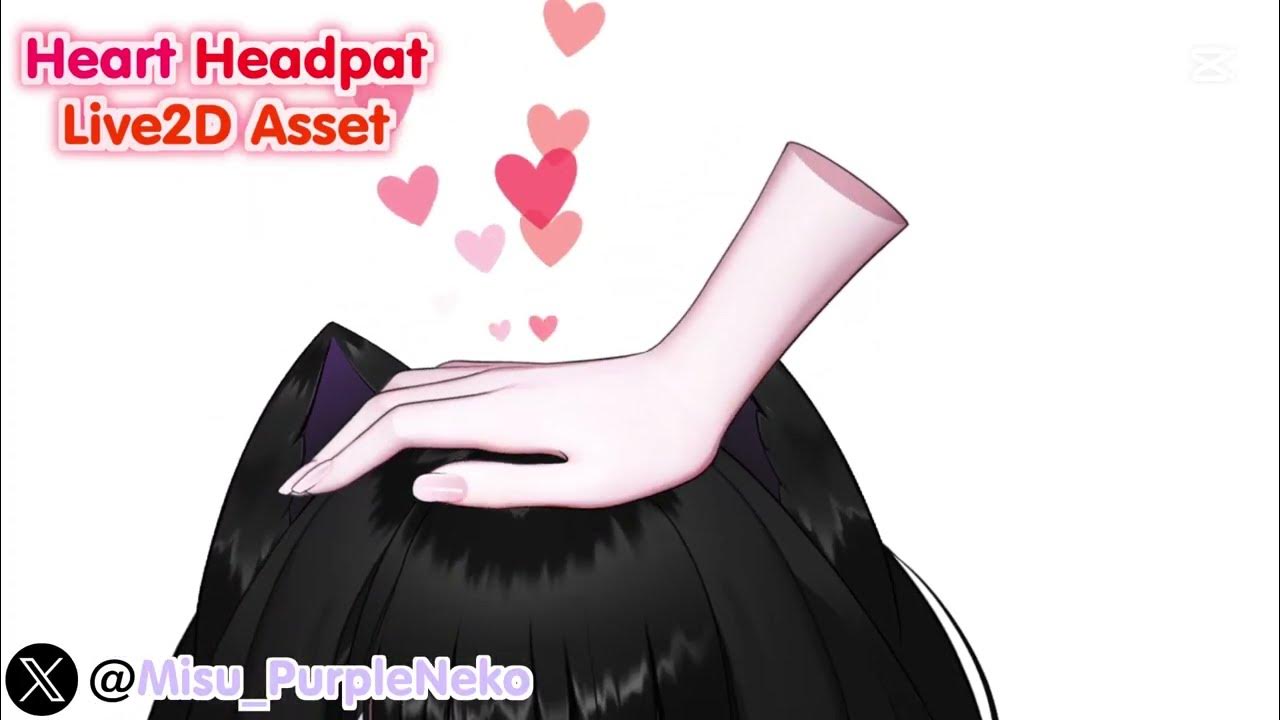 Live2D Headpat Vtuber asset - YouTube