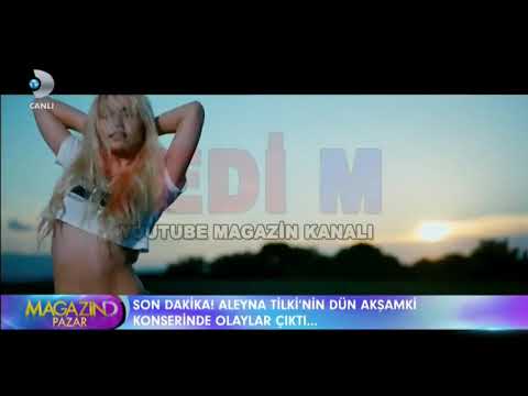 Olayli konser Aleyna Tilki Dün Akşamki Konserinde