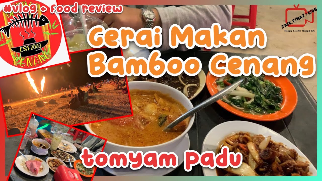 Bamboo Cenang. Port tempat makan di Pantai Cenang sambil layan fire ...