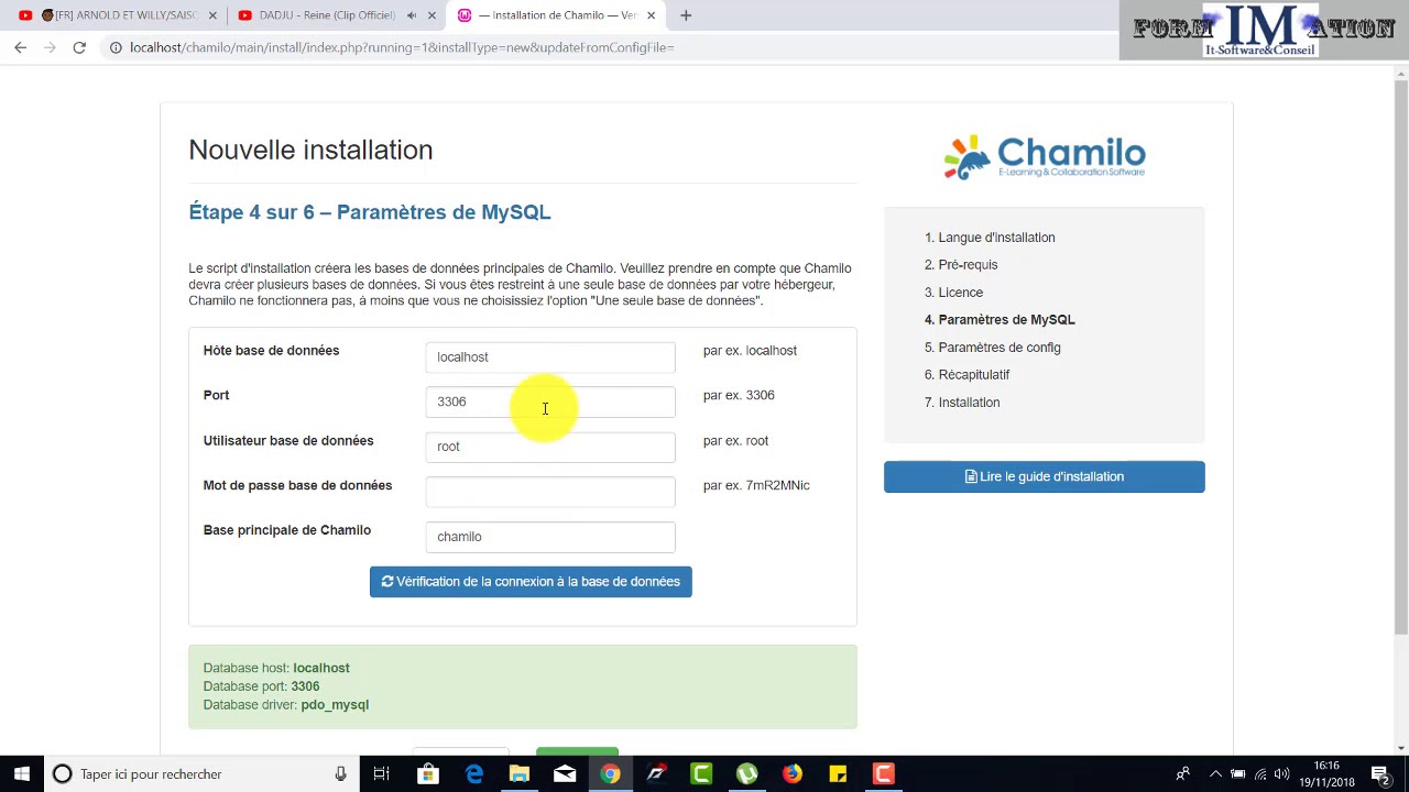 installation de la plate forme Chamilo en local - YouTube