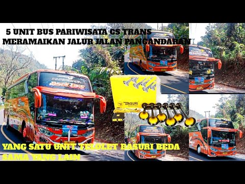 5 UNIT BUS ARTIS CS TRANS ASAL BANDUNG MERAMAIKAN JALUR SELATAN ...