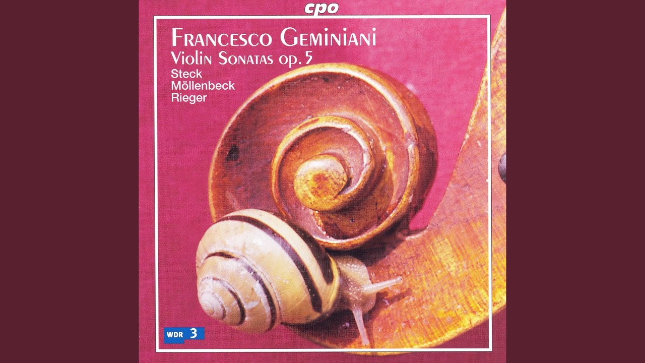 Violin Sonata in F-Sharp Minor, Op. 5, No. 2: IV. Allegro - YouTube